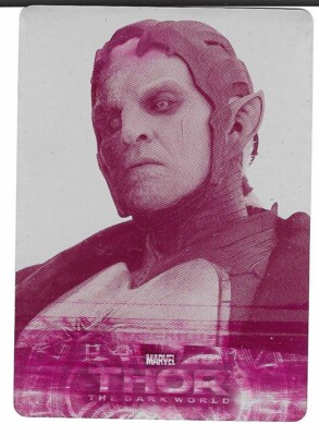 2013 upper deck Thor the dark World Printing Plate | eBay