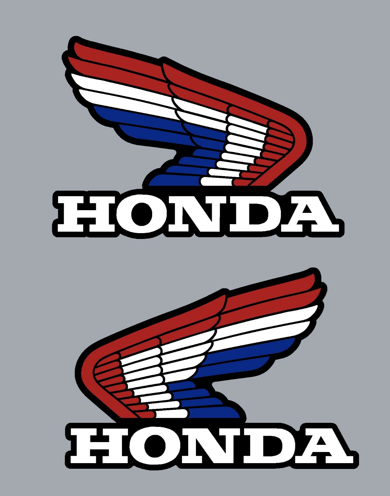 HONDA TANK DECALS REPRO QR50 1986 | eBay
