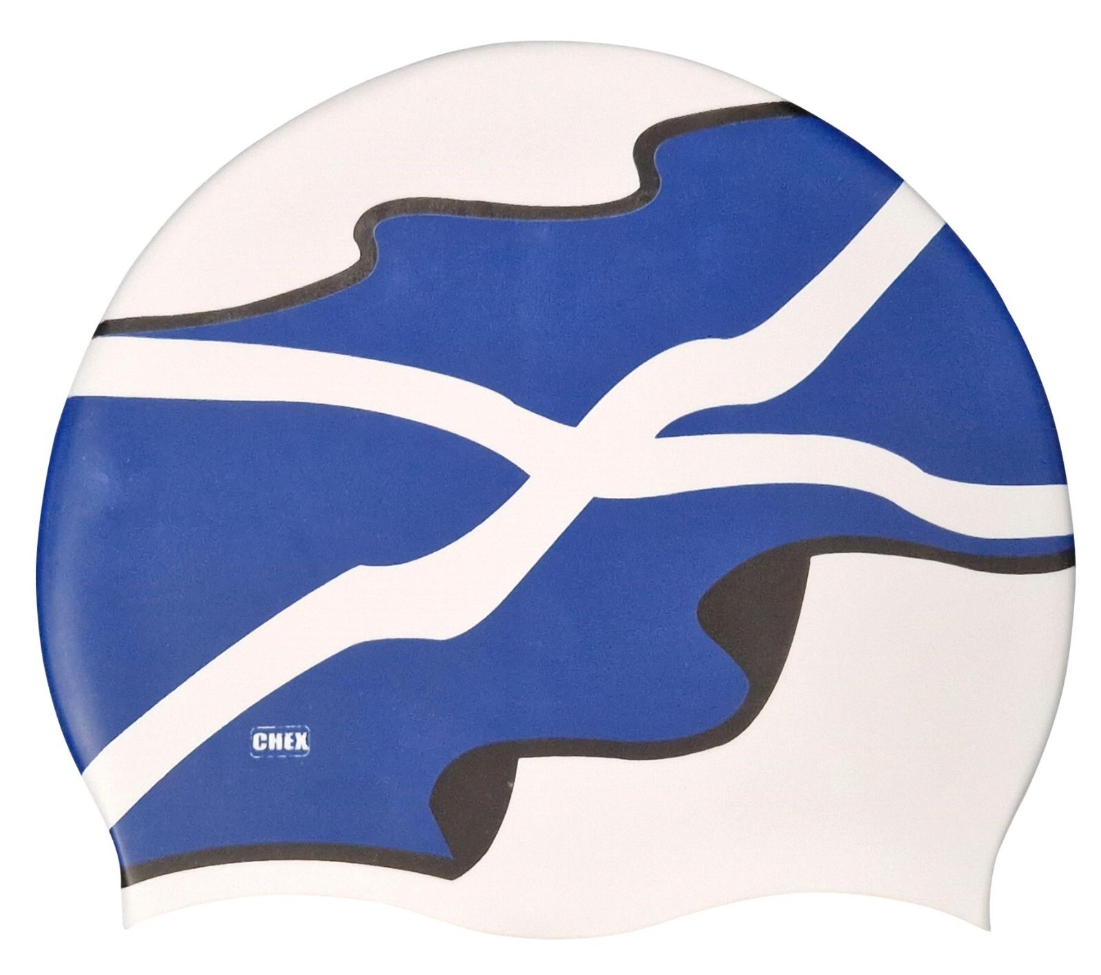 CHEX 100% Silicone Flags Swimming Swim Cap Senior Junior 8+ Yrs England ...