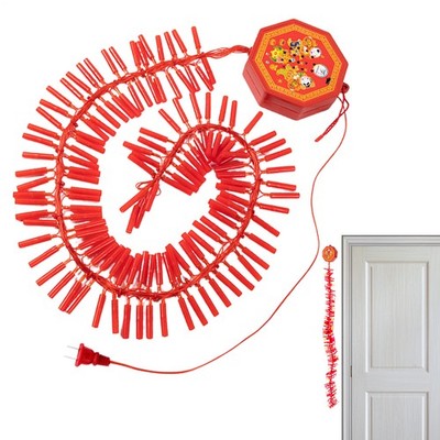 Electronic Firecracker Hangable Spring Festival LED Firecracker With ...