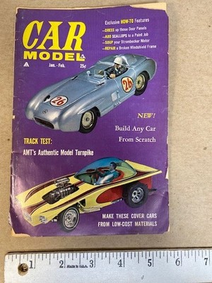 Vintage CAR MODEL Magazine JAN./FEB. 1963 Rare Handbook Issue. Vol.1 No ...