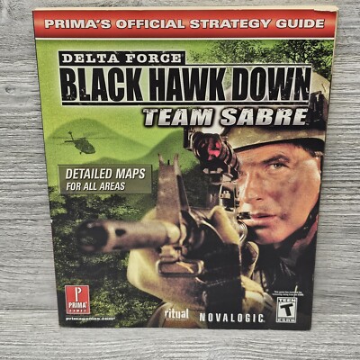 Delta Force Black Hawk Down Team Sabre PC Shooter Strategy Guide Prima ...