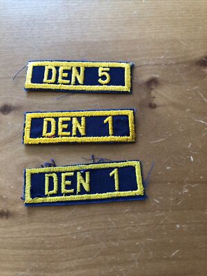 Lot Of 3 Cub Scouts Den Patches | eBay
