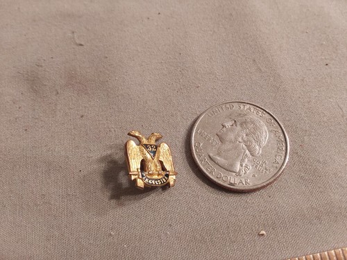 Mason Masonic Scottish Rite Lapel Pin 32nd Degree Masonic Eagle | eBay