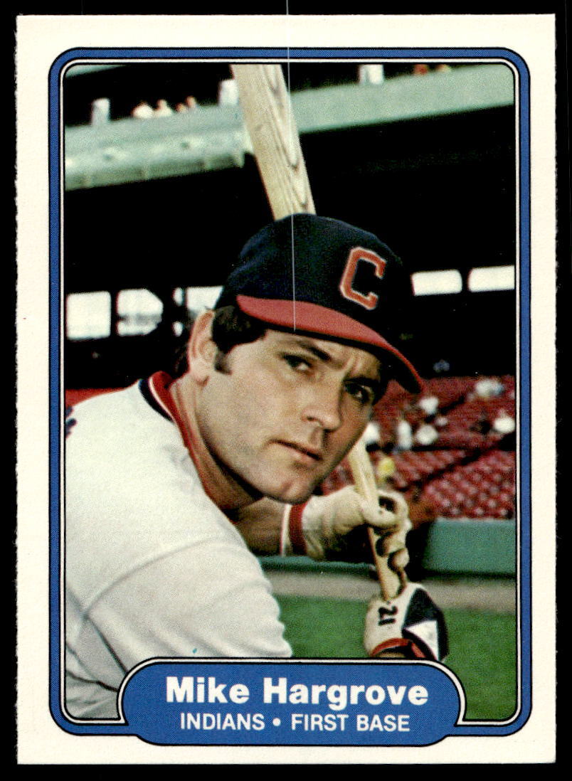 1982 Fleer 368 Mike Hargrove Cleveland Indians Baseball Card | eBay