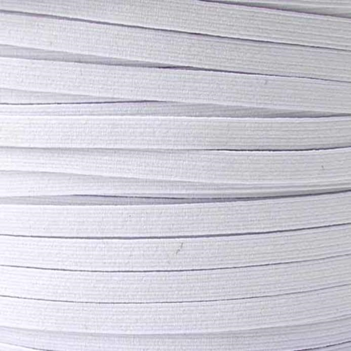 2 rolls x 144 yards White Braided Elastic 1/4" Roll Elastics face mask ...