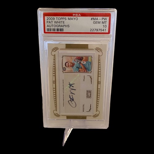 2009 Topps Mayo - Framed Mini Autographs #MA-PW Pat White (AU, RC) for ...