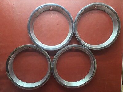 1970s 80s Ford Mustang Bronco Truck F150 F250 Trim Ring Wheel SET 15 ...