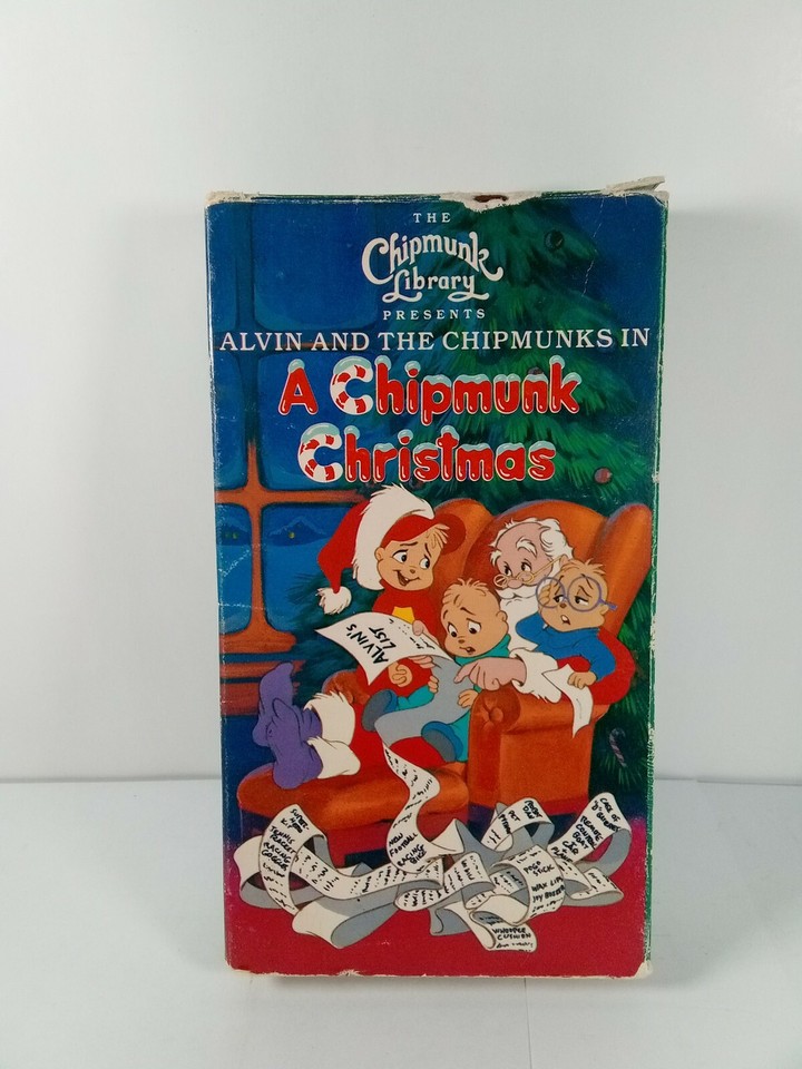 The Chipmunk Library A Chipmunk Christmas VHS RARE HTF | eBay