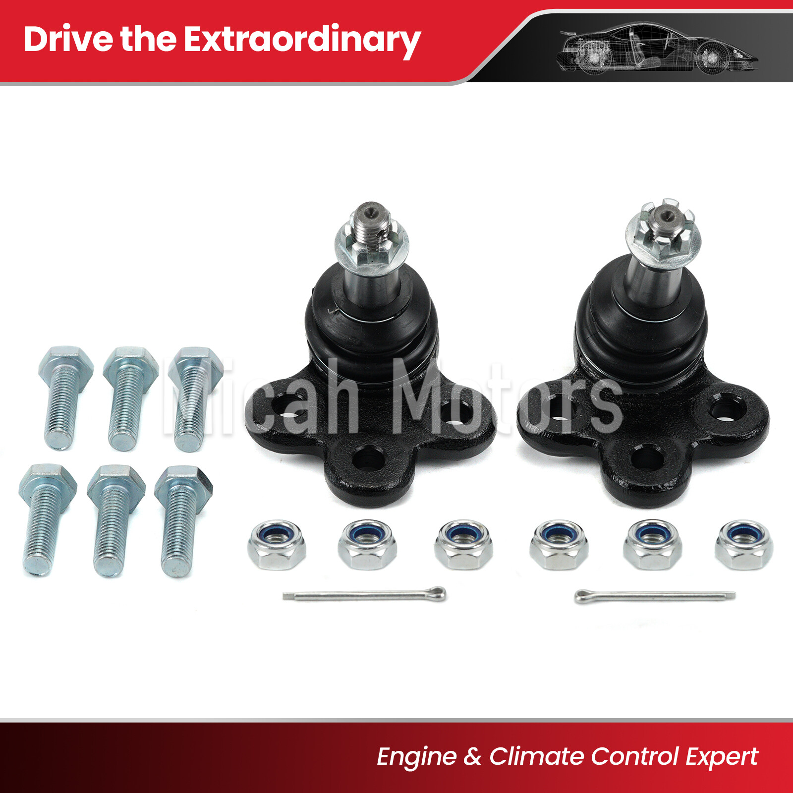 2x Front Lower Ball Joints Fit 2010-2017 Chevrolet Equinox GMC Terrain ...