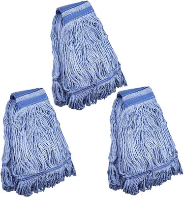Mop Head Commercial Heavy Duty String Blue Wet Mop Heads for 3 Typs ...