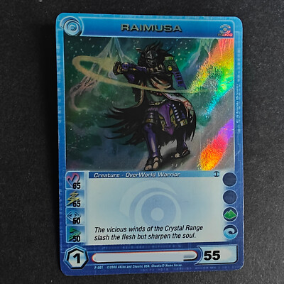 Raimusa (Max Energy/Wisdom) Ripple Foil Promo 1st Edition Chaotic TCG ...