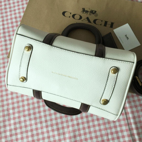 COACH Ruby Satchel 25 Color Block Handbag Shoulder Bag C8530 Outlet New ...