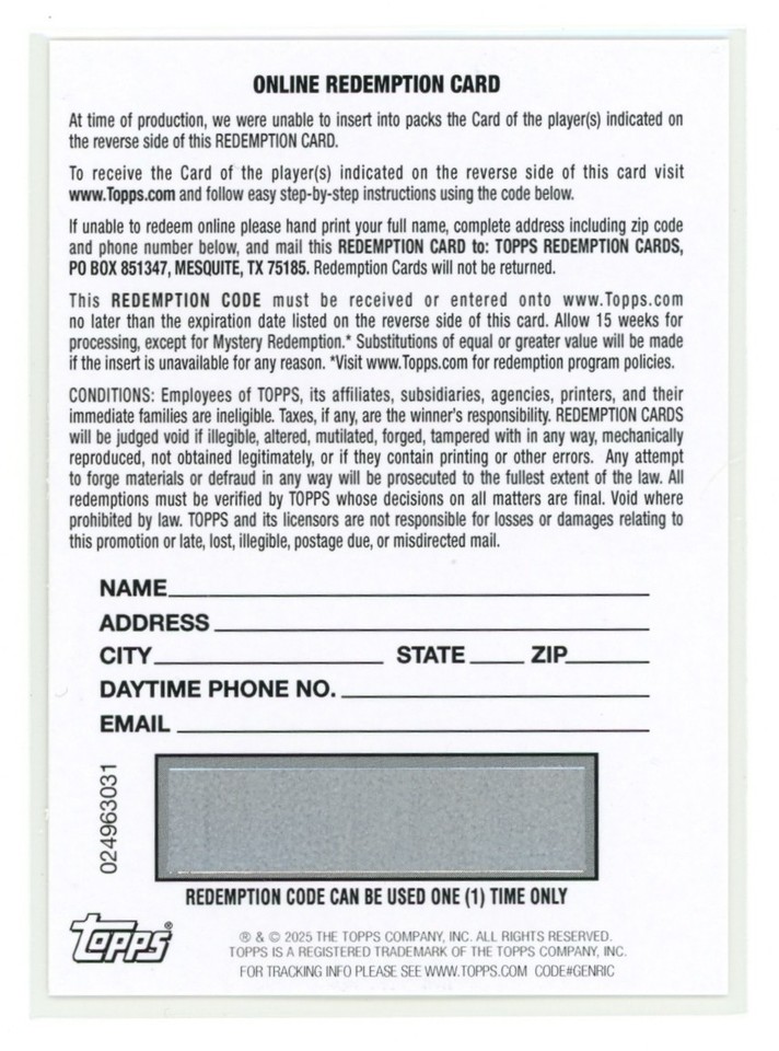 CHING-HSIEN KO 2025 Bowman Chrome Auto Autograph Redemption #CPA-CK | eBay