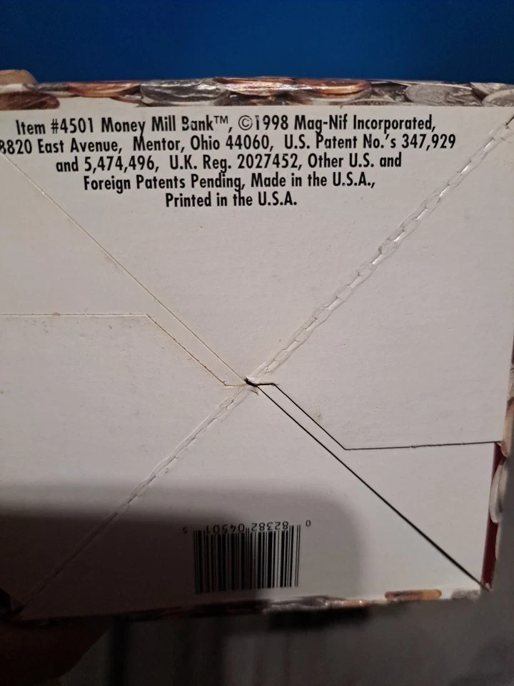 Vintage 1998 Magnif Money Mill Motorized Coin Sorter Bank Sorts Stacks ...