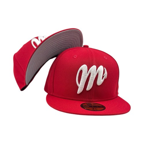 Mexican League LMB Diablos Rojos México Red New Era 59FIFTY Fitted Cap ...