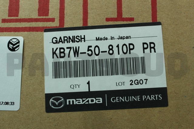 OEM Mazda Cx5 Garnish (red) Upper Lift Gate Finish Pannel Kb7w 50 810p ...