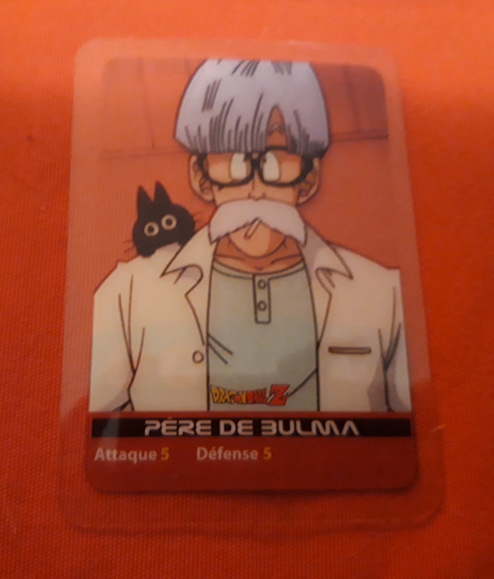 89 Bulma Father Dragon Ball Z DBZ Plastic Laminated Cards Bird Toei VF ...