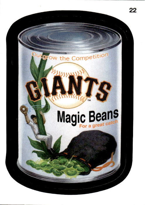 Giants Magic Beans 2016 Topps #MLBW-1 San Francisco Giants | eBay