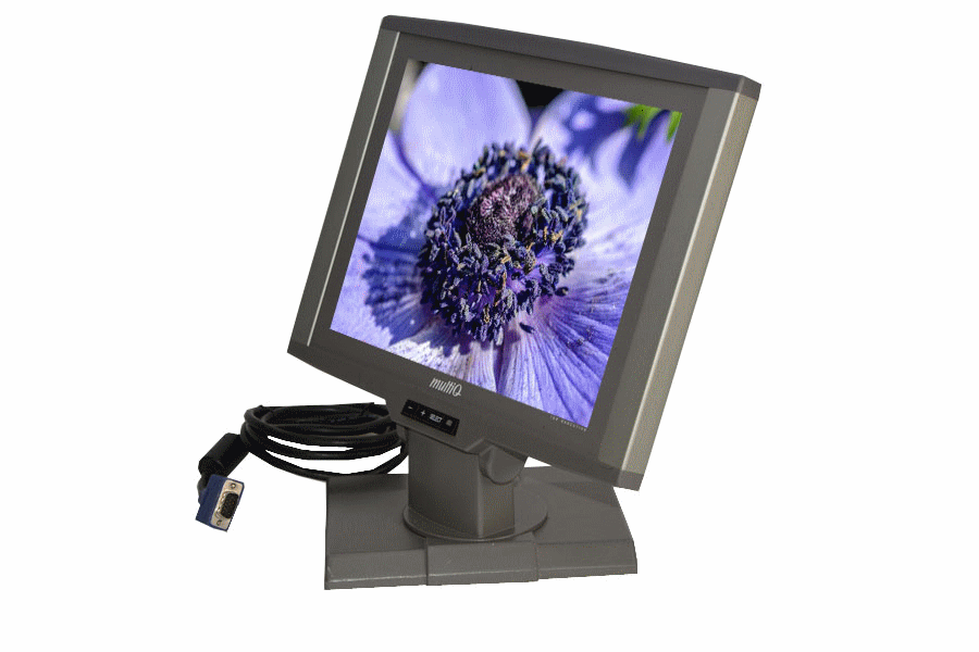 Very Nicer 12 " 30cm Swivel Monitor MQ122E Scheibeglas Non-Reflective ...