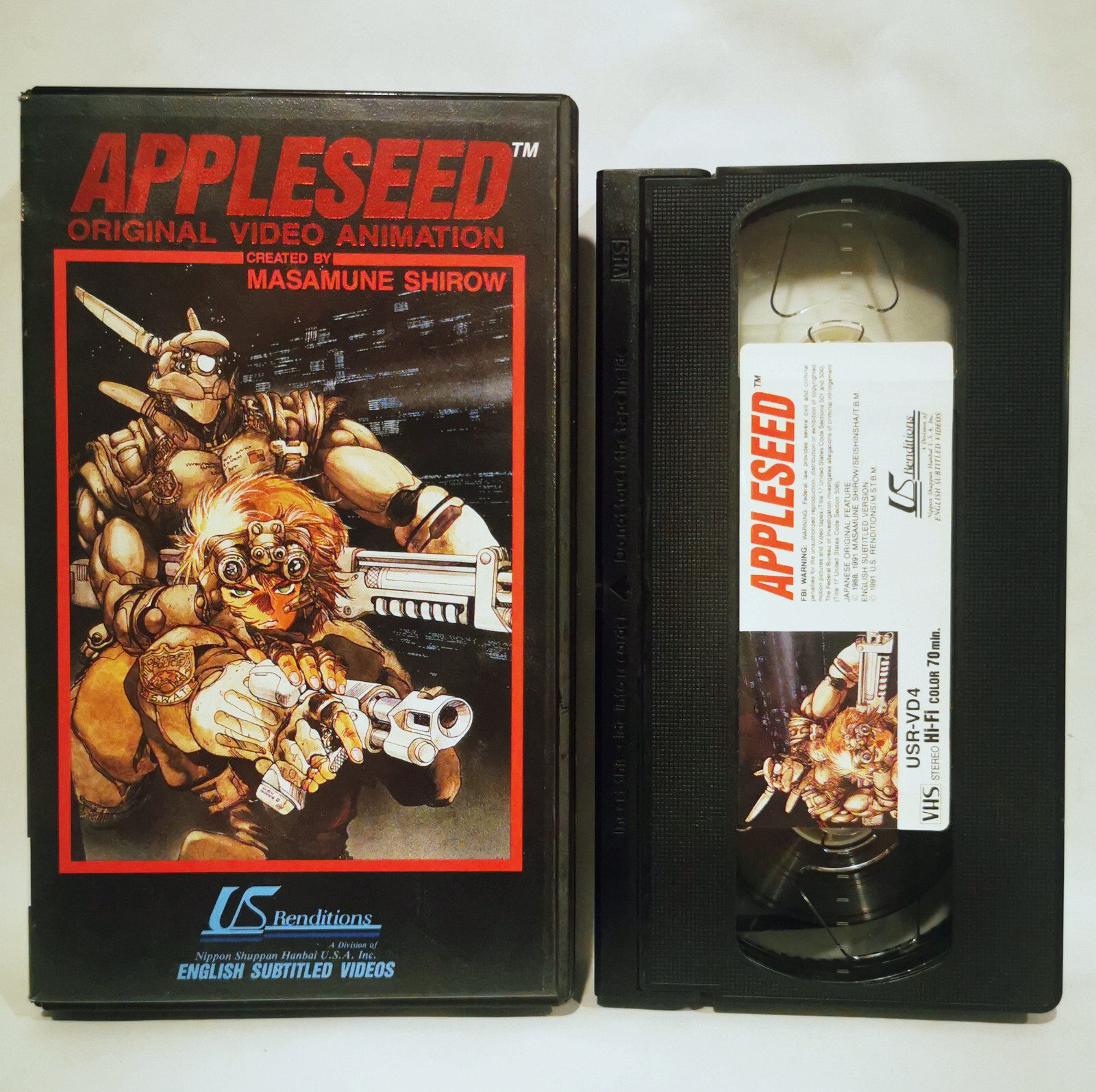Appleseed Original Video Animation (VHS, 1994) - Japanese w/ English ...