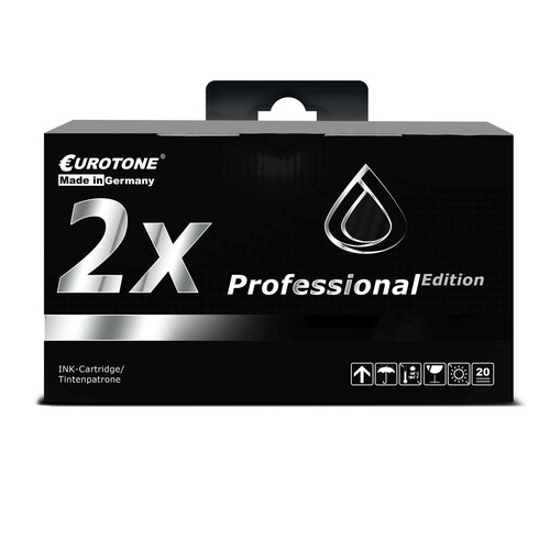 2x Eurotone PRO Ink BLACK XL Compatible for Brother MFC-J-5720-DW ...