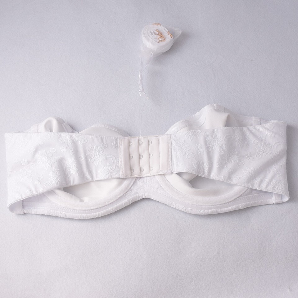 Women's Strapless Bra Plus Size Non Padded Underwire Minimiser Bra ...