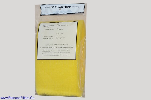 GeneralAire 81-15 Model 81 Humidifier Filter Pad Evaporator Sleeve Part ...