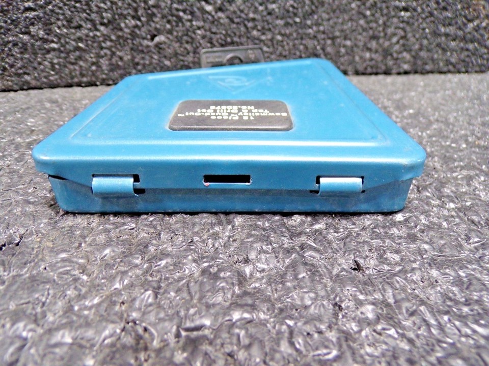 12 piece Bowmalloy Quad Cut tap & drill set no. 20878 (CASE ONLY) (K ...