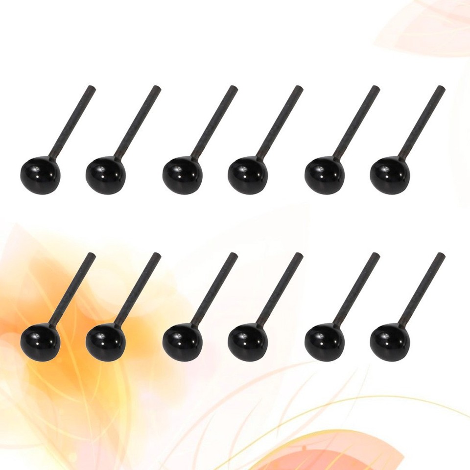 200 Pairs Glass Doll Eyes Black Animal Eyes for Plush Toy Crafts ...