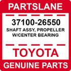37100-26550 Toyota OEM Genuine SHAFT ASSY, PROPELLER W/CENTER BEARING ...