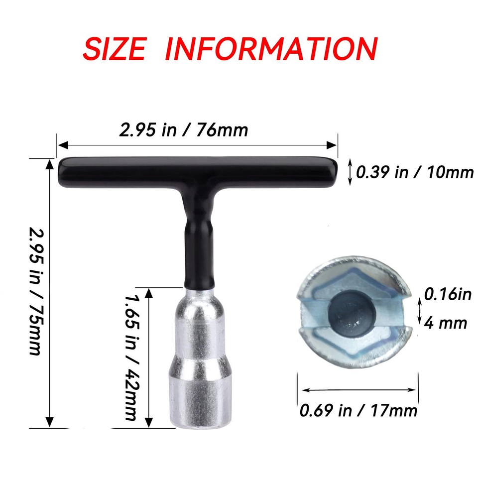 Wing Nut Tool T Handle Wing Nut Hand Tool Wing Nut Driver for Eye ...