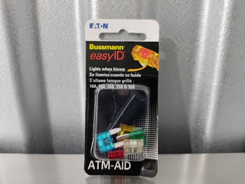 Eaton Bussmann BP/ATM-AID 5-Piece easyID Illuminated ATM Blade Fuse ...