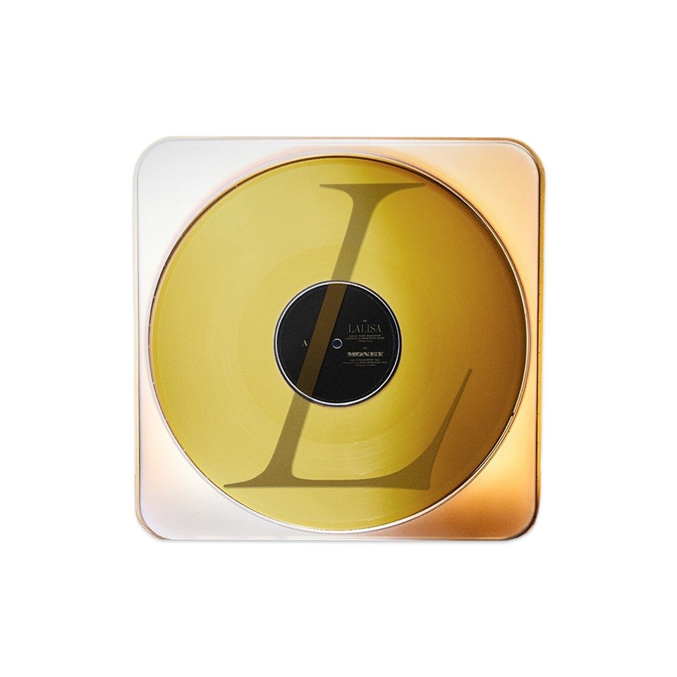 BLACKPINK LISA LALISA GOLD VINYL LP [SPECIAL LIMITED EDITION] + YG ...