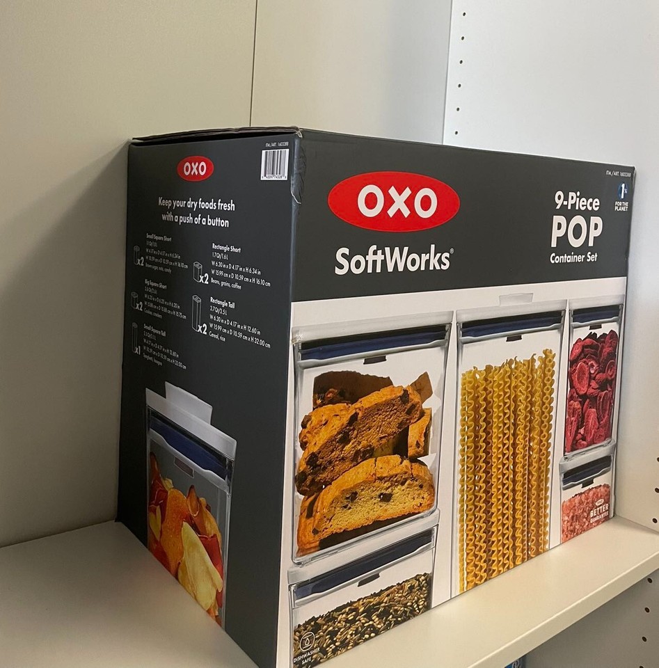 OXO Softworks 9-Piece POP Container Set (New Type) | eBay