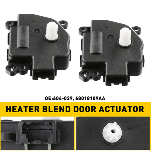 2X HVAC AC Heater Blend Door Actuator 68018109AA For 2012-2014 Chrysler ...