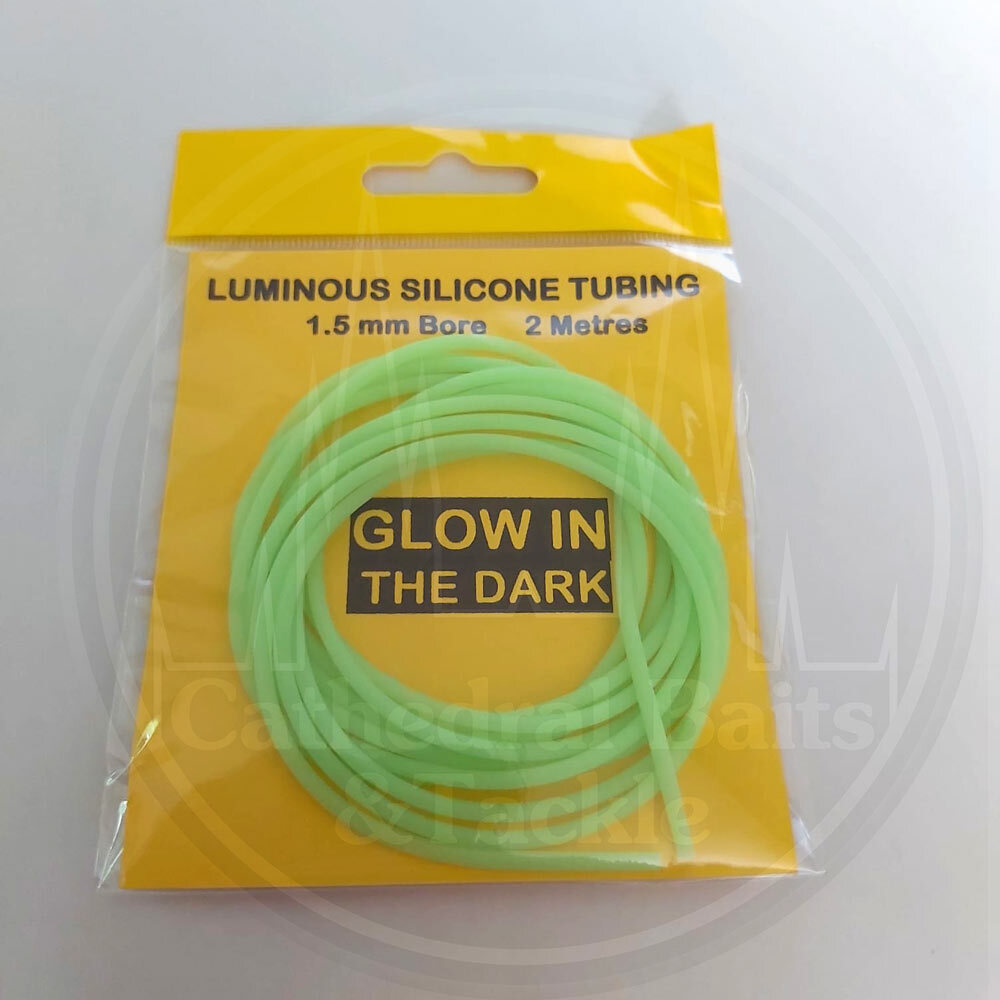 Luminous Silicone Tubing 2 Metres Long Choice of 3 bores 1.0mm, 1.5mm ...