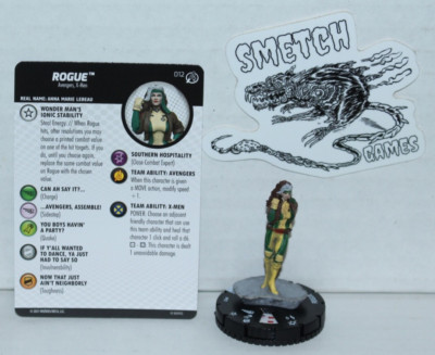 AFFE 012 Rogue Figure - Marvel Heroclix Avengers Fantastic Four Empyre ...