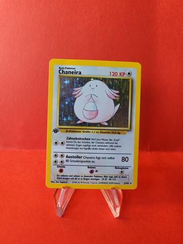 Pokémon Karte/card - Chansey Chaneira 3/102 - Base Set 1. Edition ...