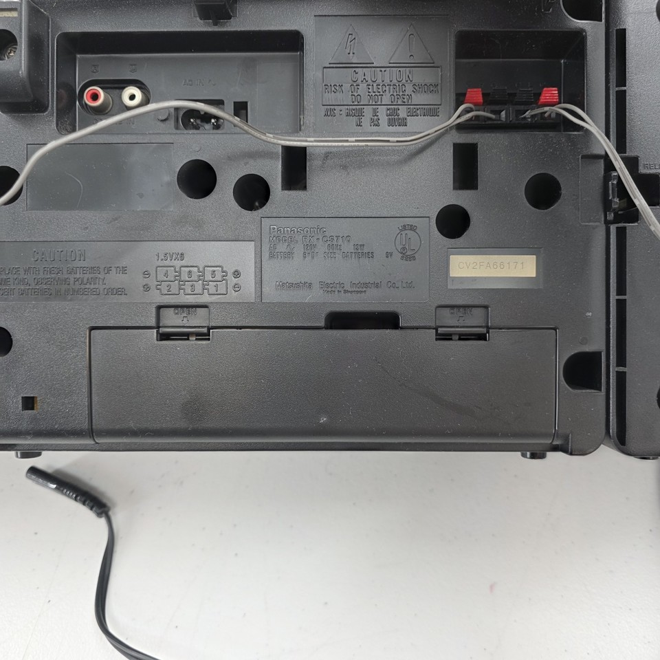 Panasonic RX-CS710 Boom Box 5 Band EQ AM FM Cassette Portable Stereo ...