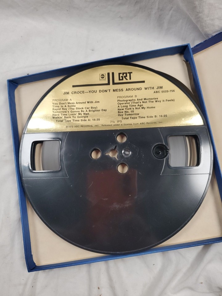 Jim Croce You Don't Mess Around with Jim 1972 4 Track 7½ ips Reel To ...