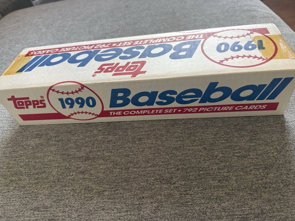 Topps 1990 Complete Set Series Sealed Baseball Cards Attic Find | eBay