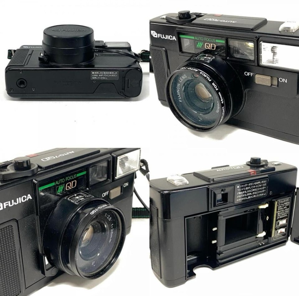 [NEAR MINT w/Case] Fuji Fujica Auto-7 QD 35mm Film Camera 38mm F2.8 ...