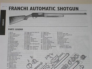 Franchi Semi Auto Shotgun Exploded View Ebay | My XXX Hot Girl