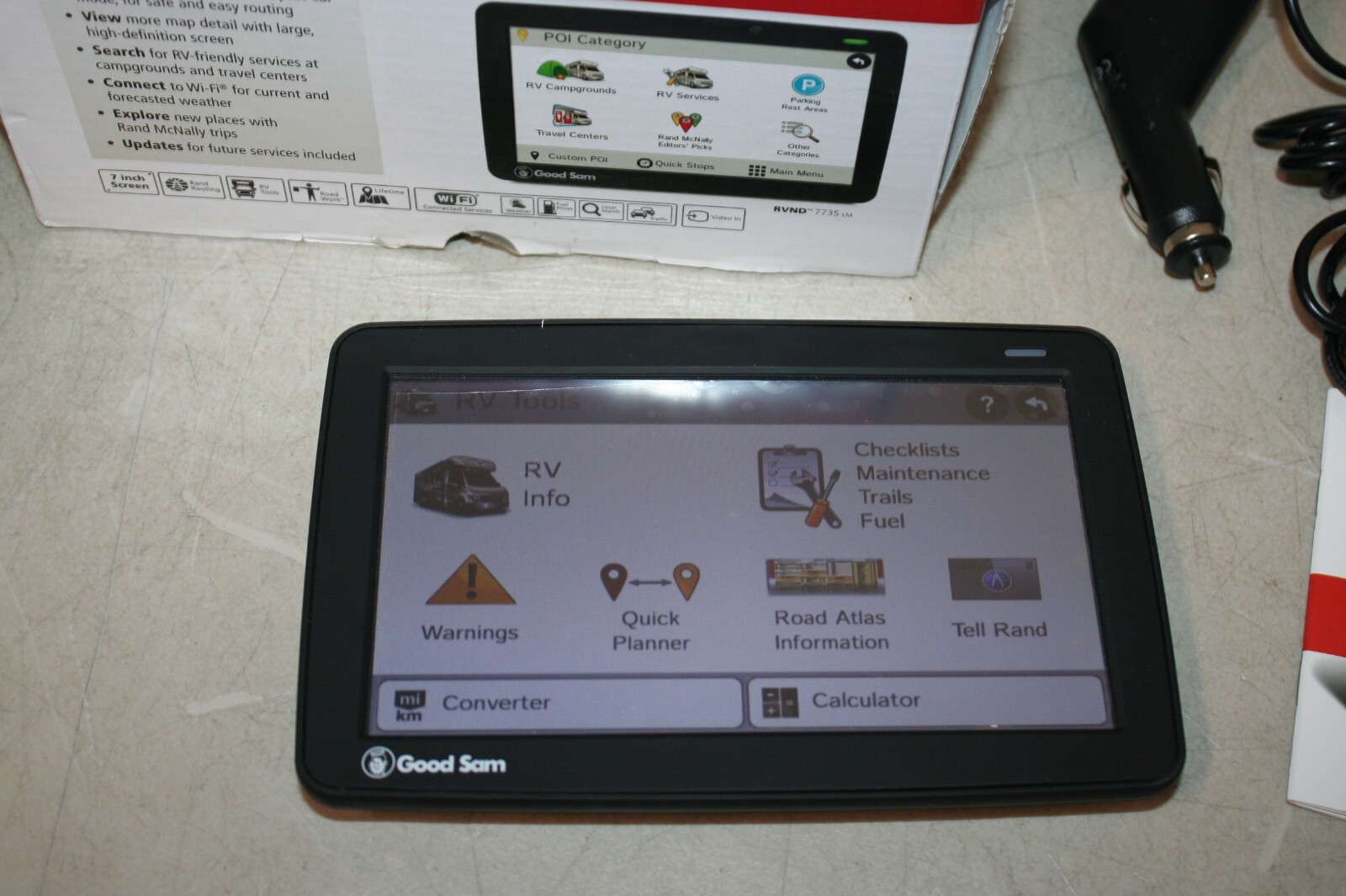 RAND MCNALLY RVND-7735 GOOD SAM RV GPS Navigation- Works | eBay