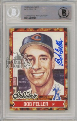 Bob Feller 1982 Topps Baseball Autograph Card #2 BAS | eBay