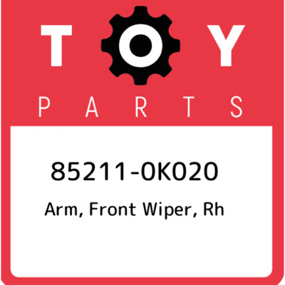 85211-0K020 Toyota Arm, front wiper, rh 852110K020, New Genuine OEM ...