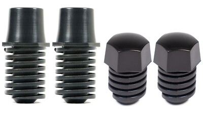 98-02 Camaro Front Hood & Rear Hatch Adjust Bumper Stops Plastic Rubber ...