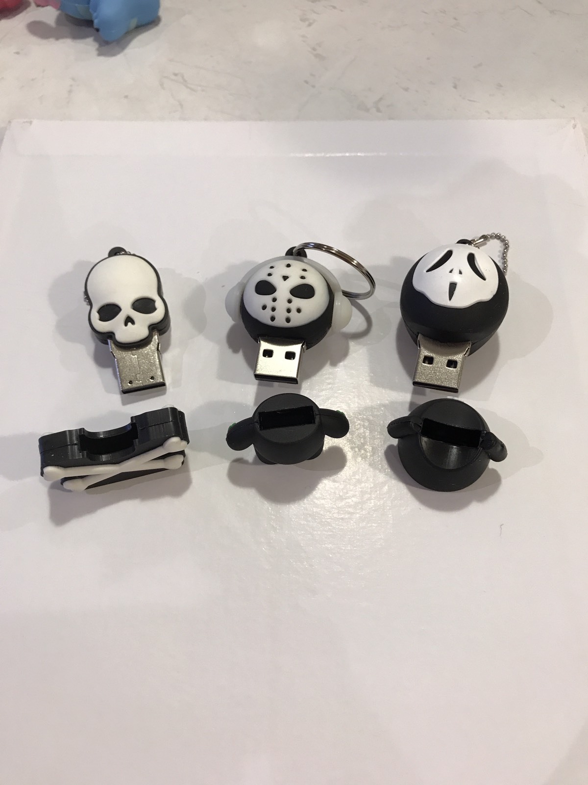 Skull Poison Horror Skeleton USB Flash Drives Cute Gift box 32G memory ...