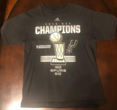 2014 NBA Champions San Antonio Spurs Locker Room Edition Adidas T-Shirt ...